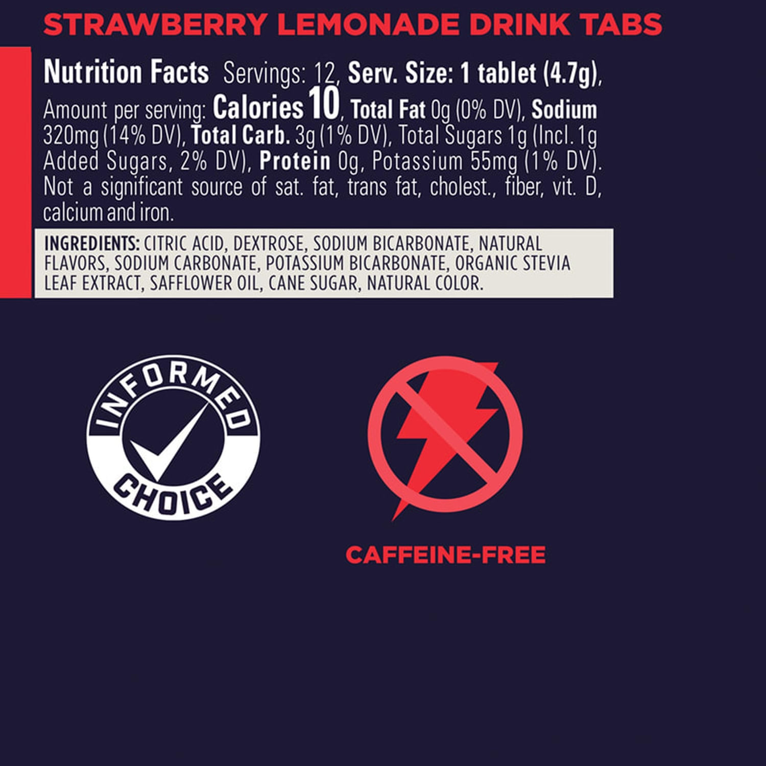GU Tabletas De Hidratación Energy Limonada de fresa - Fresa Efervescente